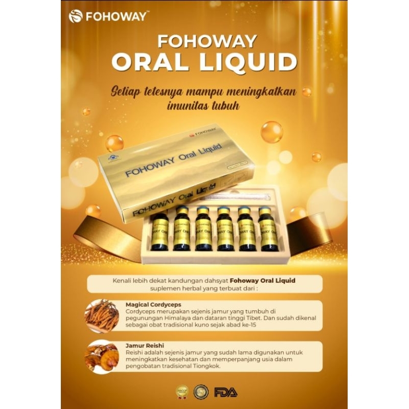 Jual ORAL LIQUID ISI 6 BOTOL DARI FOHOWAY | Shopee Indonesia