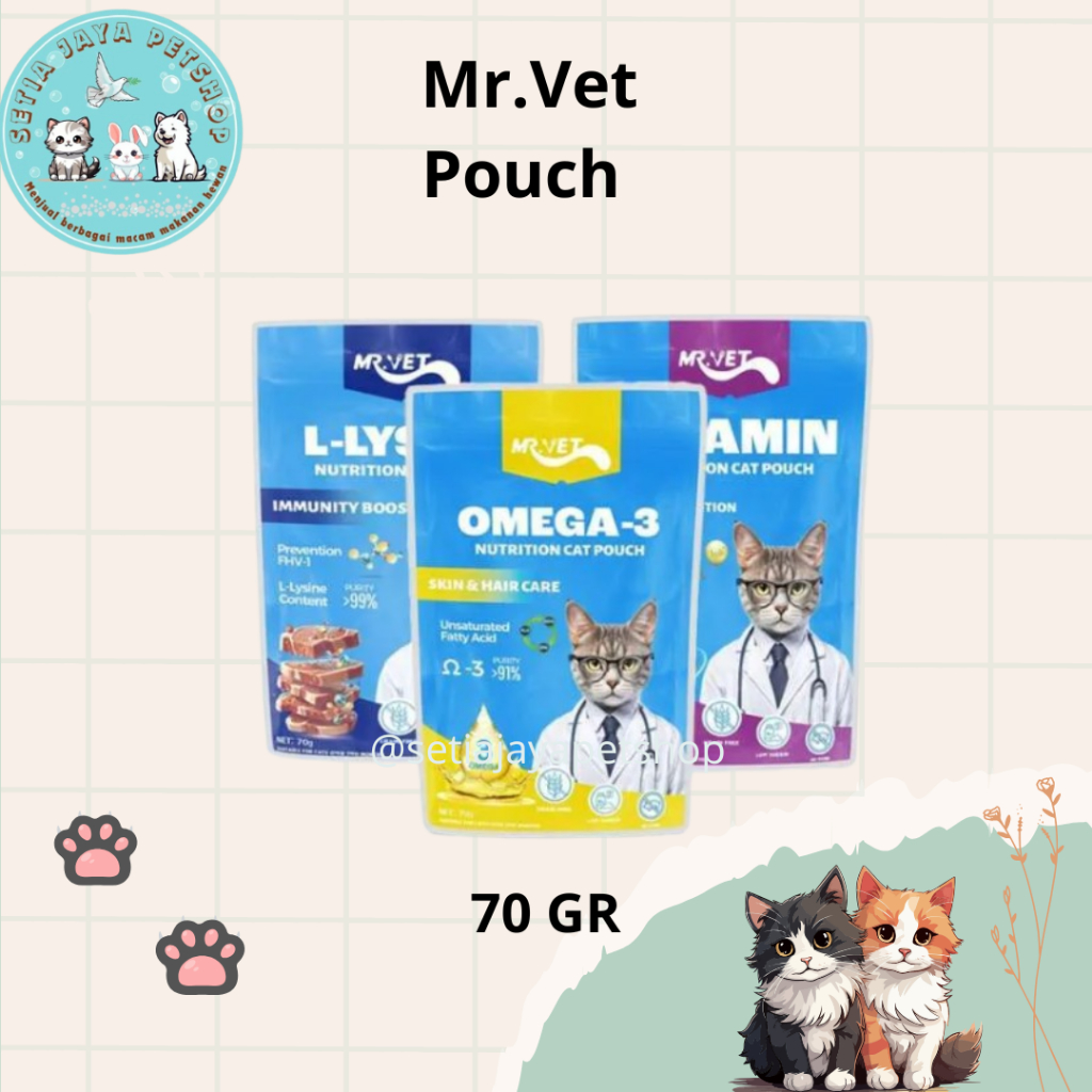 Jual Mr.Vet Pouch (70gr) | Shopee Indonesia