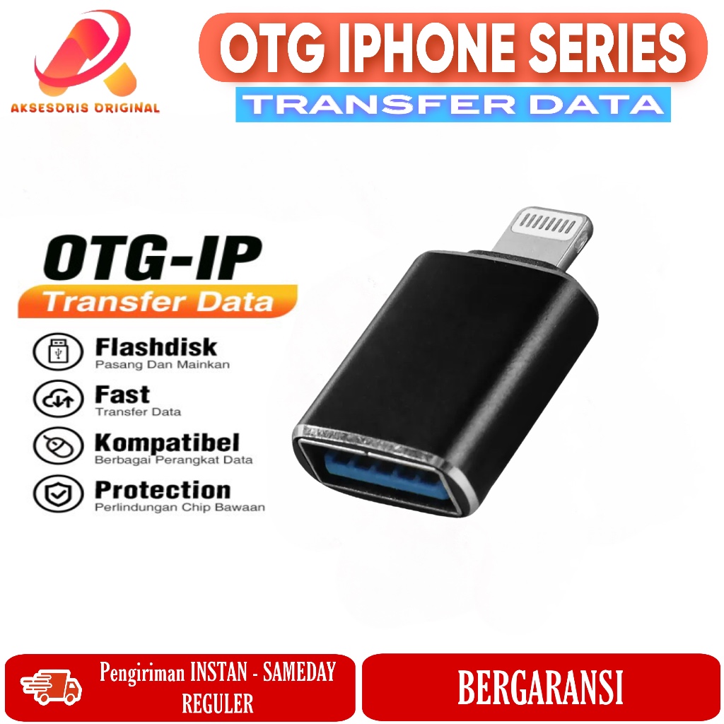Jual OTG USB To Lightning Adapter Converter USB 3.0 Plug & Play ...