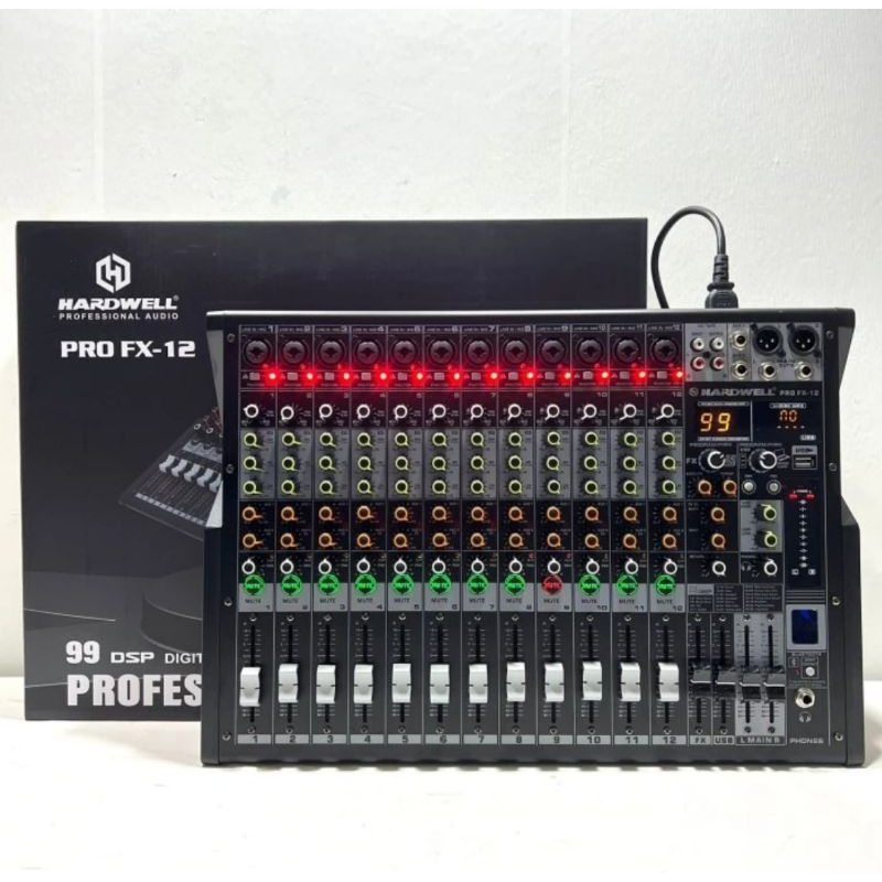 Jual Mixer Hardwell PRO FX 12 Original 12 Channel HARDWELL PRO FX12 | Shopee Indonesia