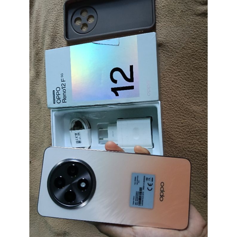 Jual Oppo Reno 12F 5G ram12 rom256gb second mulus warna Orange | Shopee ...