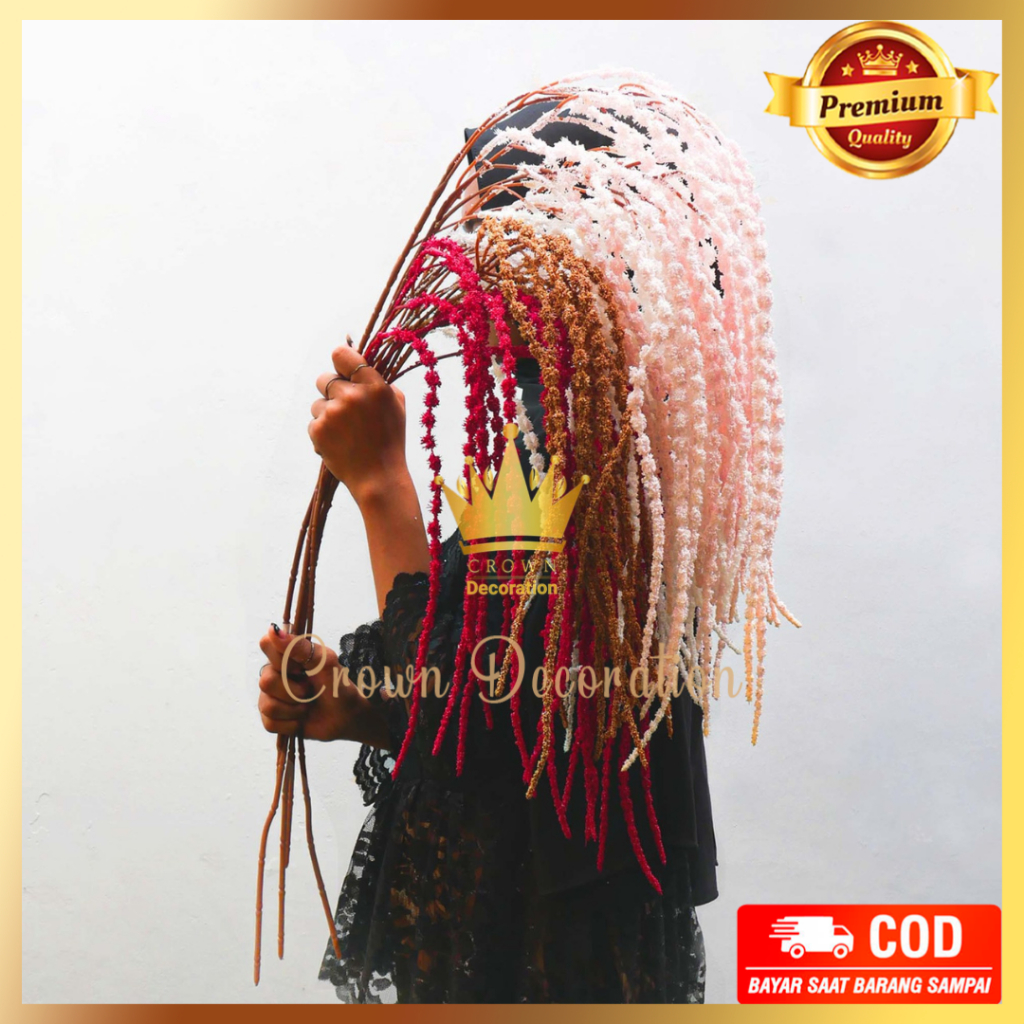 Jual BUNGA AMARANTUS / BUNGA AMARANTHUS / ARTIFICIAL JUNTAI AKAR ...