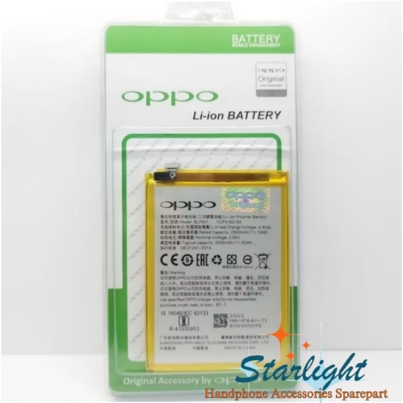 Jual Batre Baterai OPPO A71 CPH1717 BLP641 - Battery Batrei Batere ...