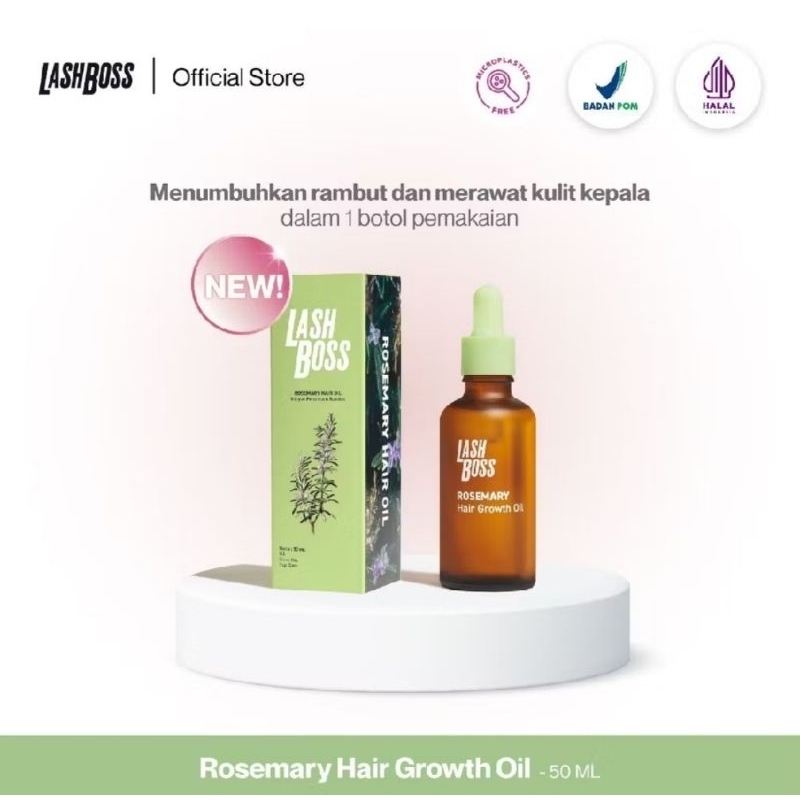Jual Lash Boss Rosemary Hair Oil 50 ml | Shopee Indonesia