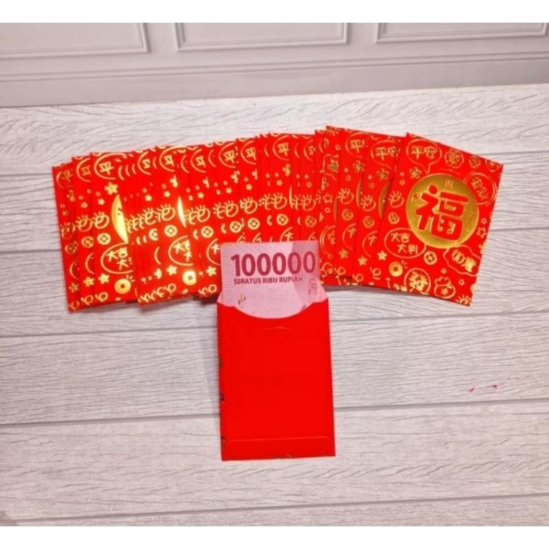 Jual ANGPAO MERAH IMLEK KEMASAN BOX ISI BANYAK ANGPAU MINI ANGPAO IMLEK ...