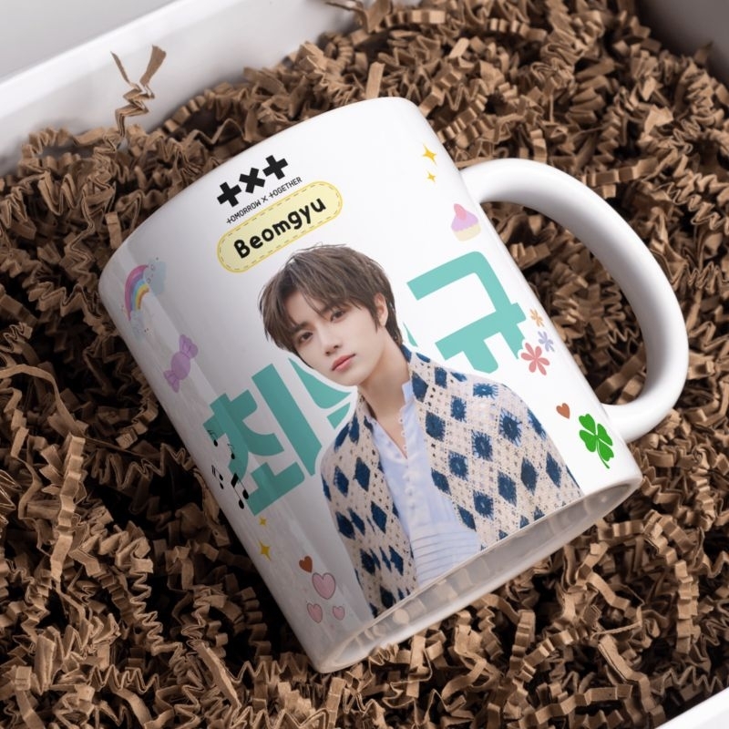 Jual Mug Kpop TXT soobin beomgyu hueningkai taehyun yeonjun Free ...
