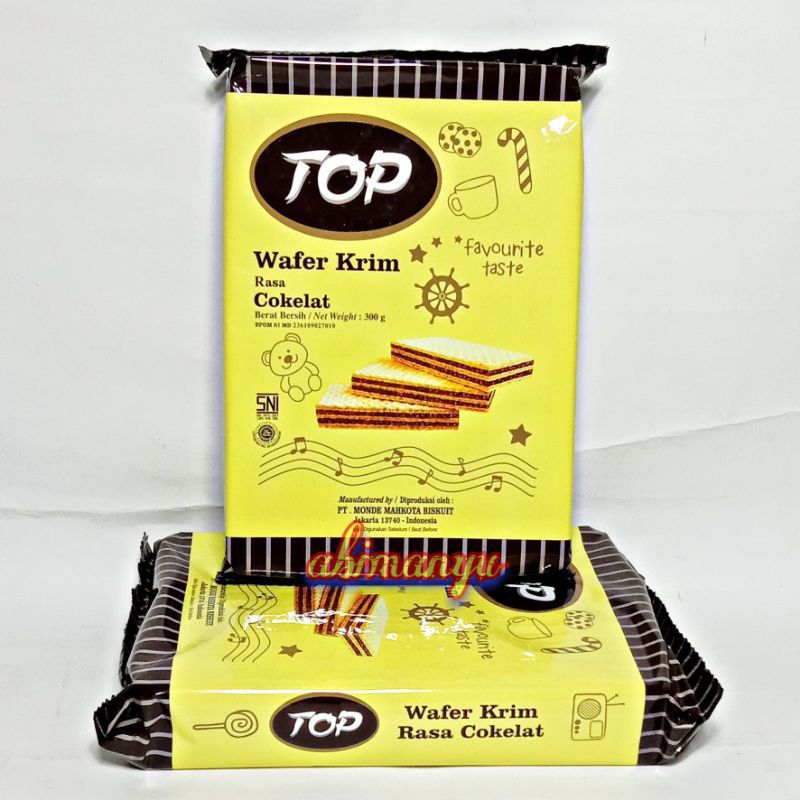 Jual TOP WAFER COKLAT 300 GRAM 1 KARTON ISI 14 PCS | Shopee Indonesia