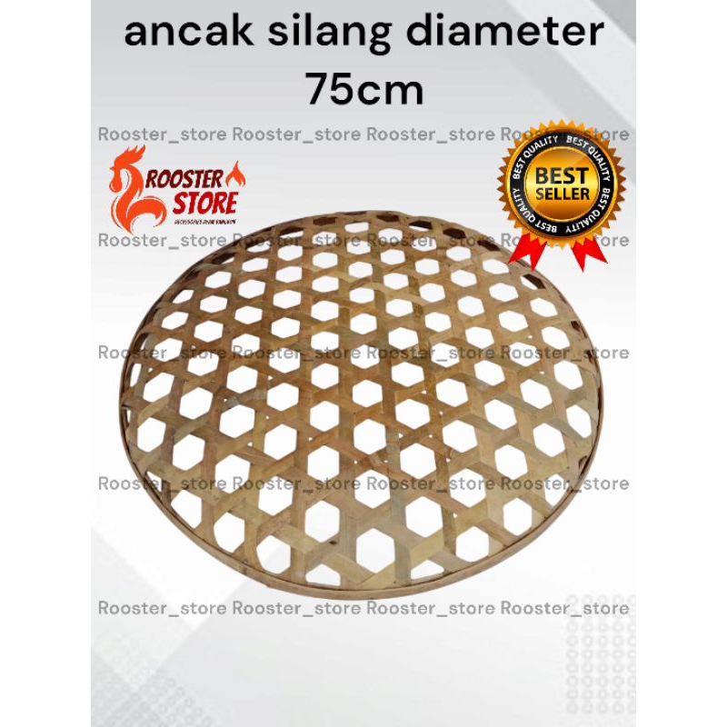 Jual Ancak Kurungan Diameter 75cm Model Silang Ancak Bambu Best Seller ...