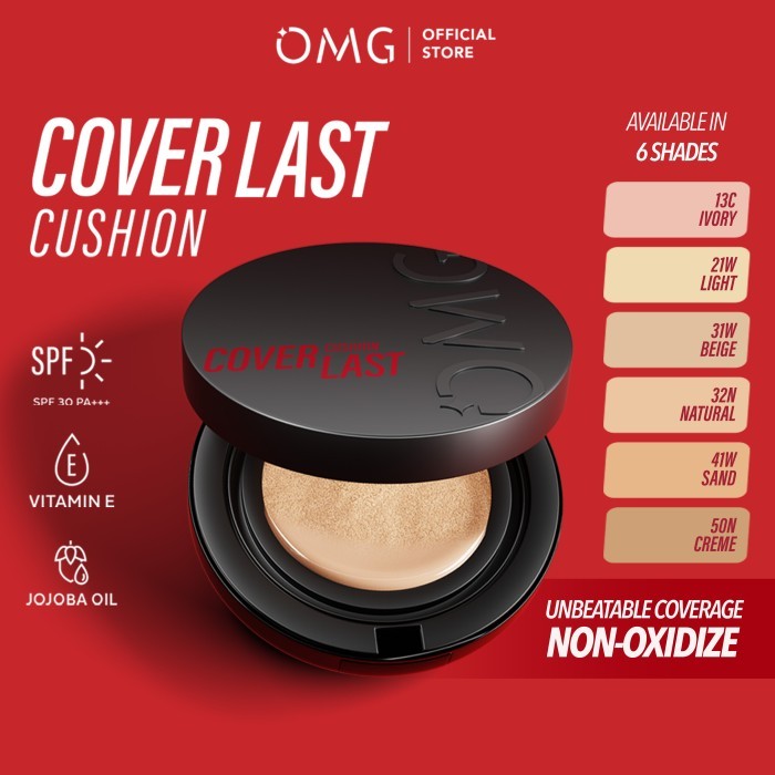 Jual OMG Oh My Glam Coverlast Cushion 15g | Shopee Indonesia