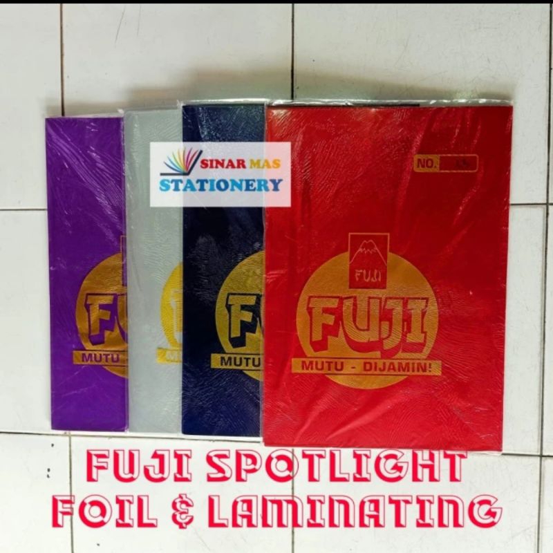 Jual Kertas Cover Jilid Foil Fuji Sakura / Kertas Fuji Spotlight Foil ...