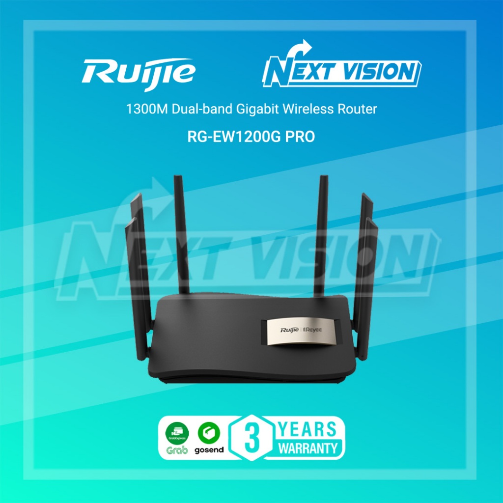 Jual RG-EW1200G PRO - RUIJIE REYEE DUAL BAND GIGABIT WIRELESS ROUTER ...
