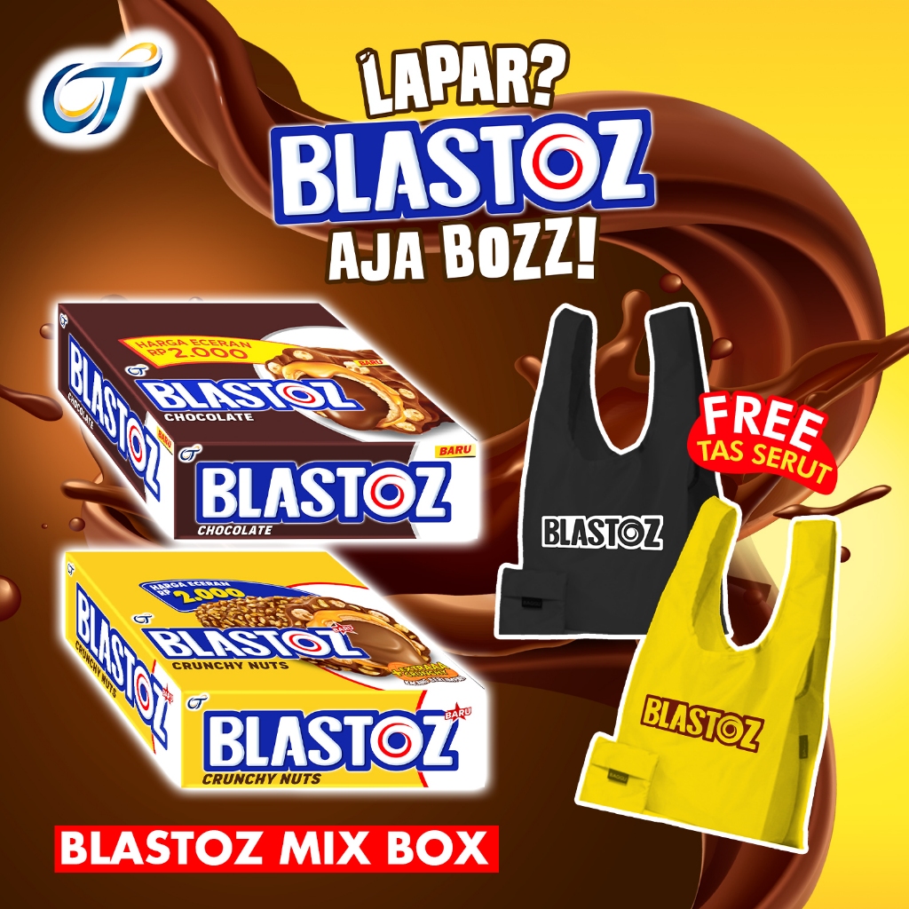 Jual Bundling BLASTOZ Mix Varian Chocolate & Crunchy Nuts - [2 Box ...
