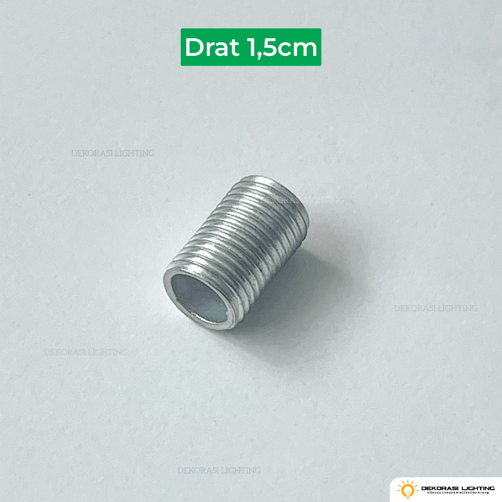Jual Besi drat as pipa 8mm panjang 1,5cm 2cm 2,5cm 3.5cm SPAREPART ...