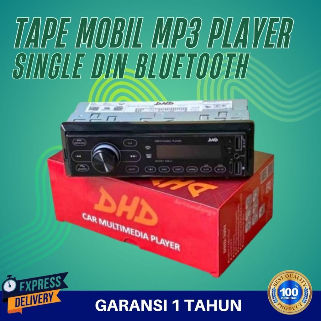 Jual Tape Mobil Single Din Player Bluetooth USB FM Radio Head Unit ...