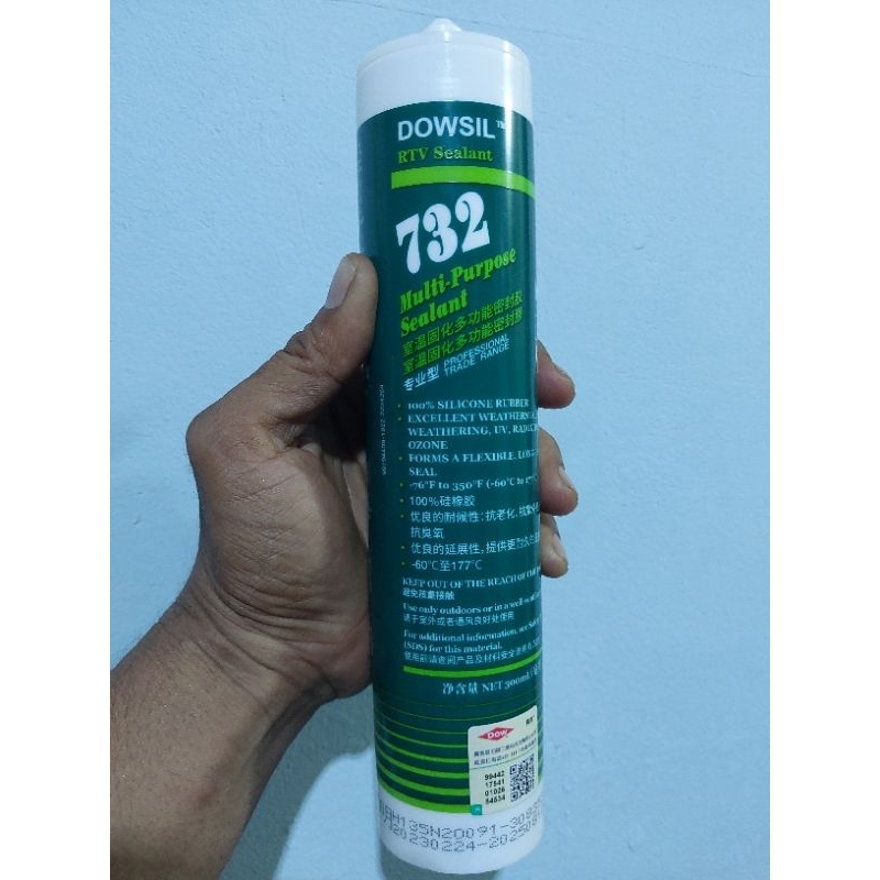 Jual Dowsil 732 SILICON RTV Sealant Multi-Purpose 300ml ( Clear/White ) | Shopee Indonesia