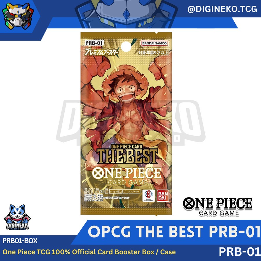 Jual One Piece Card Game PRB-01 / PRB01 Premium Booster Box Japan TCG ...