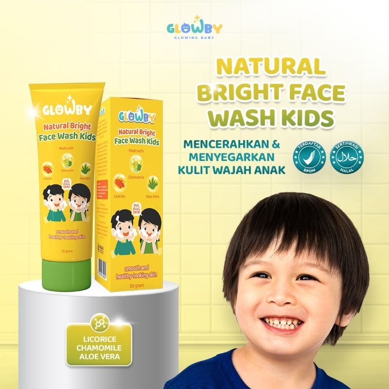 Jual ( Glowby ) Natural Bright Face Wash Kids | Shopee Indonesia