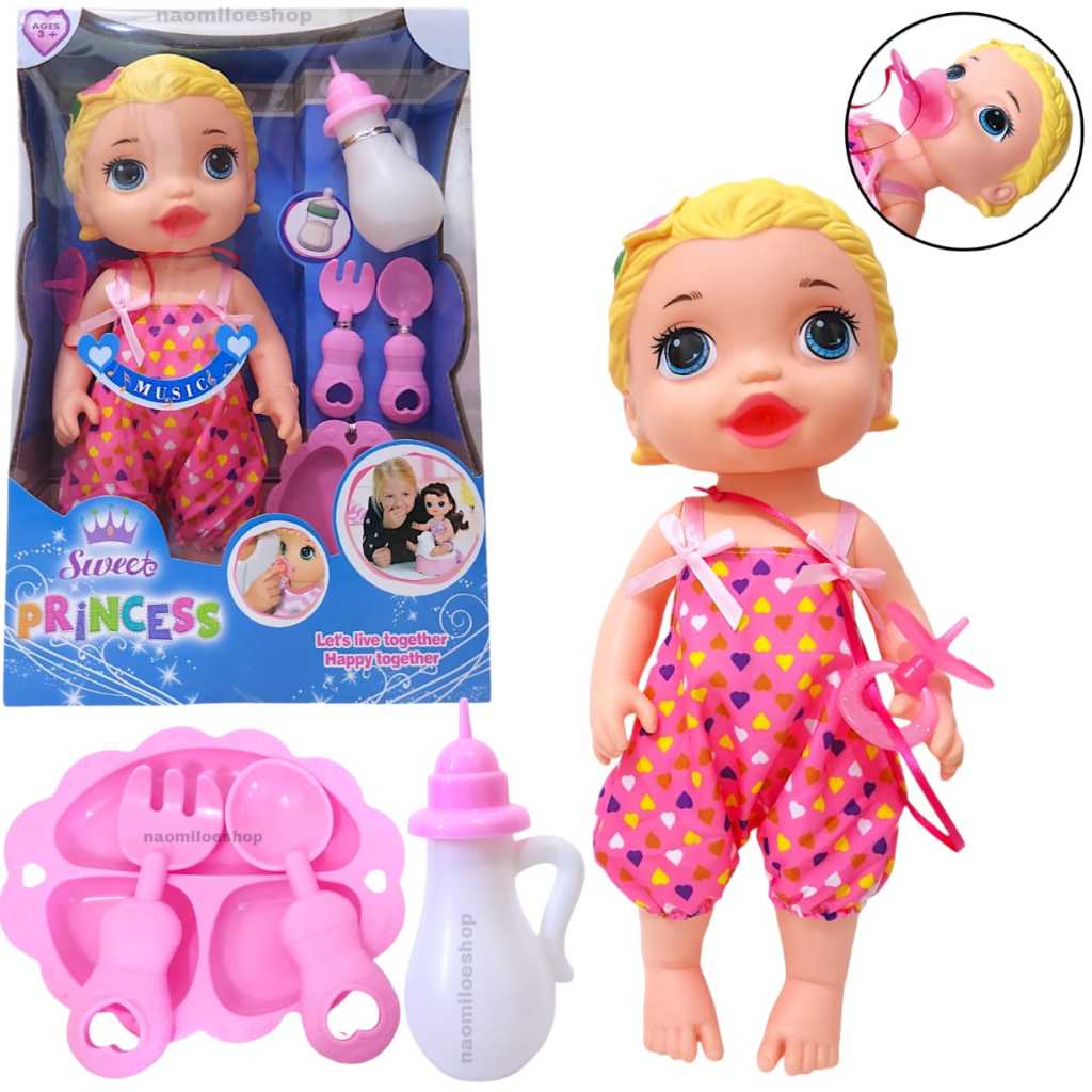 Jual Blonde doll Sweet princess Mainan Boneka Baby Alive Better Now ...