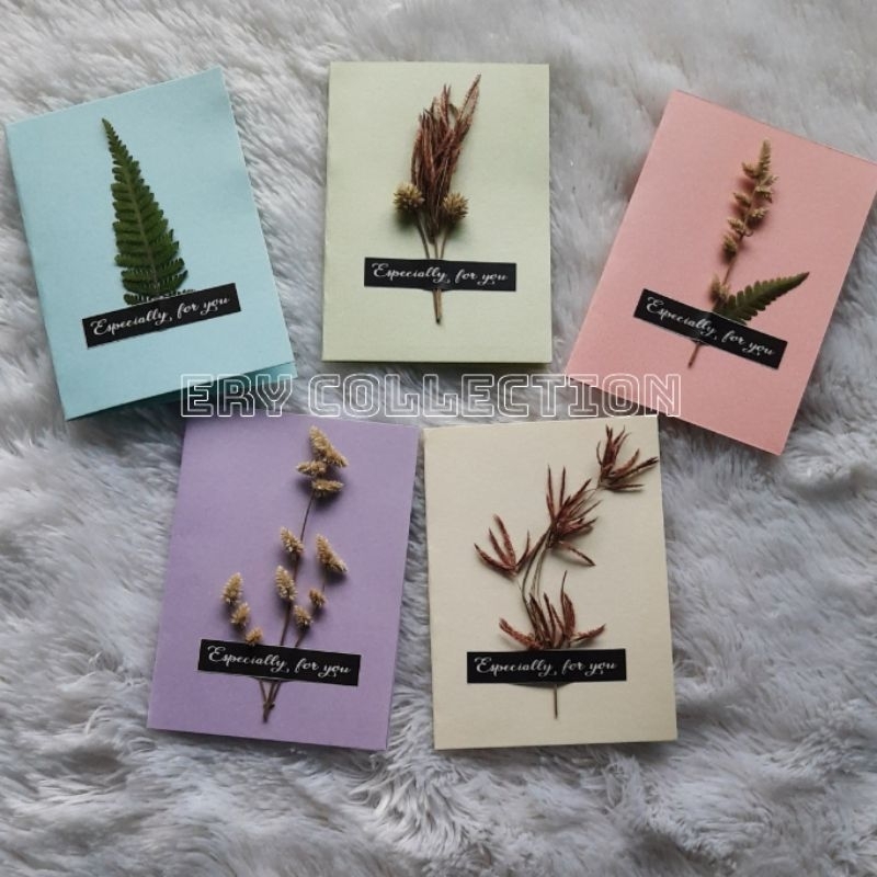 Jual KARTU UCAPAN RUSTIC/KARTU UCAPAN ASTHETIC/GREETING CARD ...