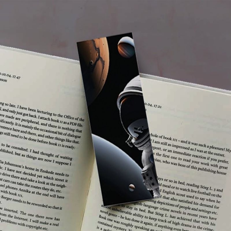 Jual [PER BOX ISI 15] Pembatas Buku Tema Interstellar Bookmark Penanda ...