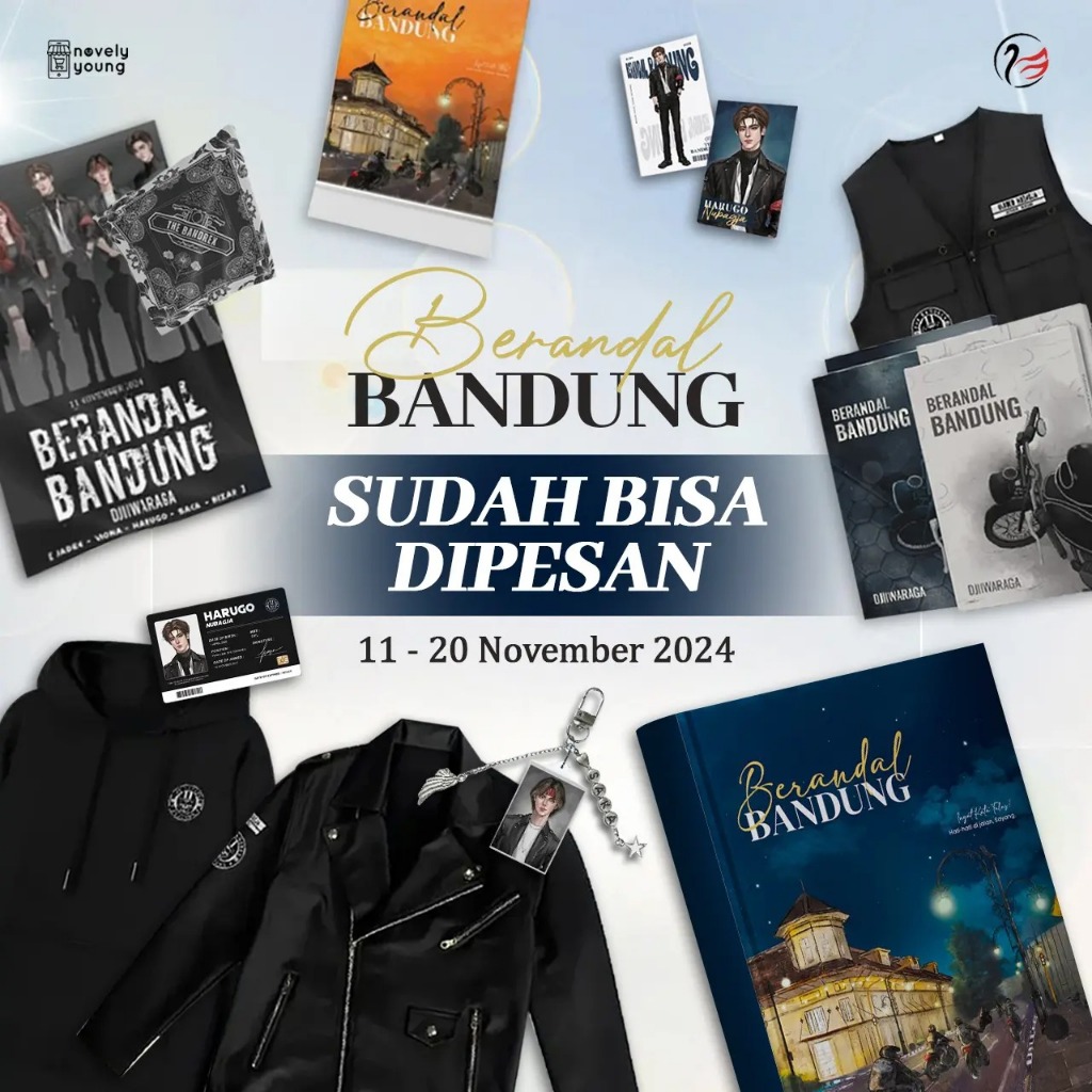 Jual (Bonus Photostrip) Merchandise Berandal Bandung - Redswan Books ...
