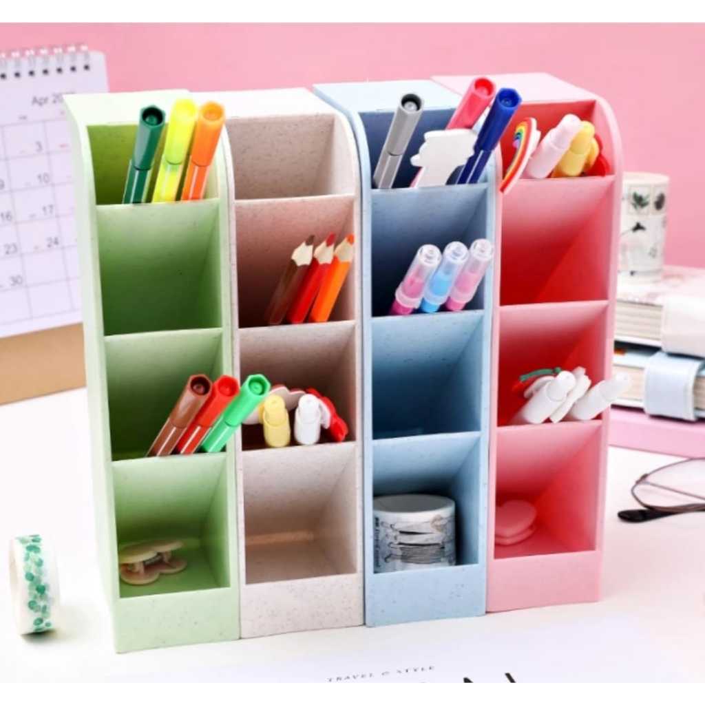 Jual Rak pulpen 4 susun rak organizer tempat penyimpanan alat tulis ...