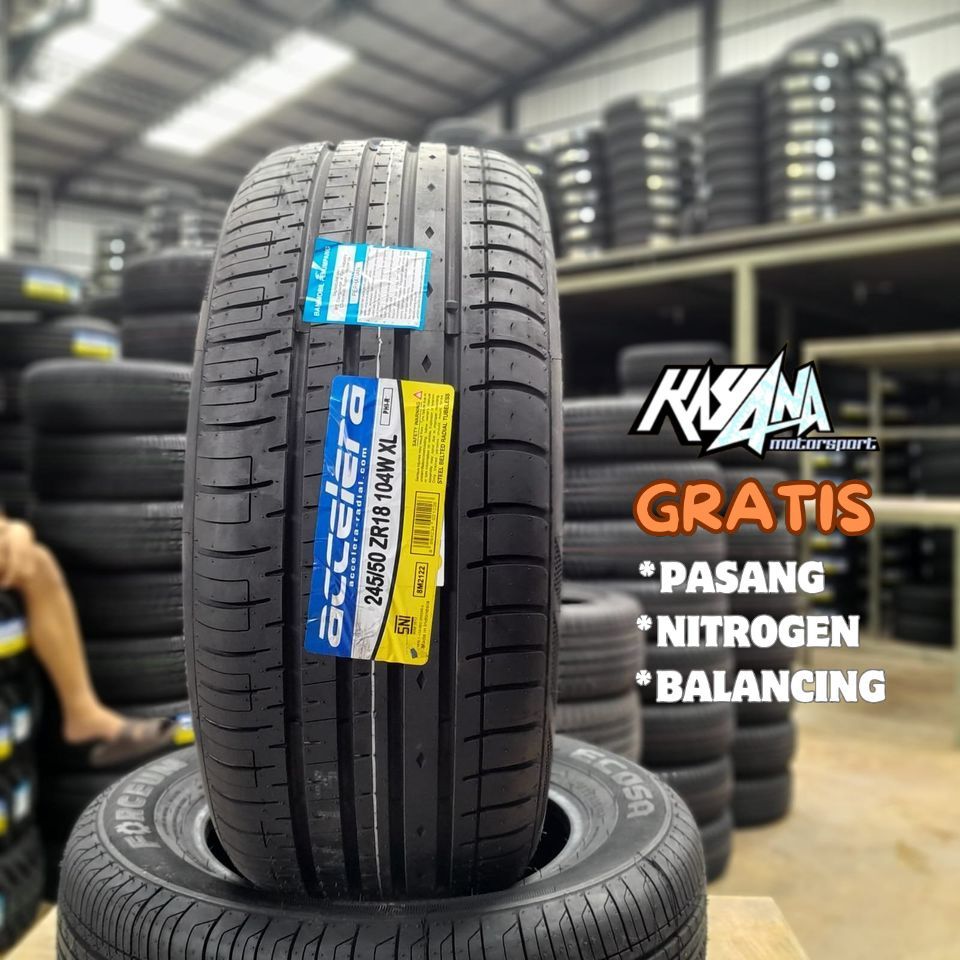 Jual Ban Mobil Ukuran 245 50 R18 Merk Accelera PHI-R Ban Radial Tubles R18 | Shopee Indonesia