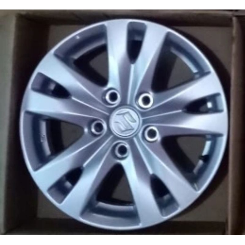 Jual velg r15 original suzuki ertiga satuan serep stip pcd 5x114 ...