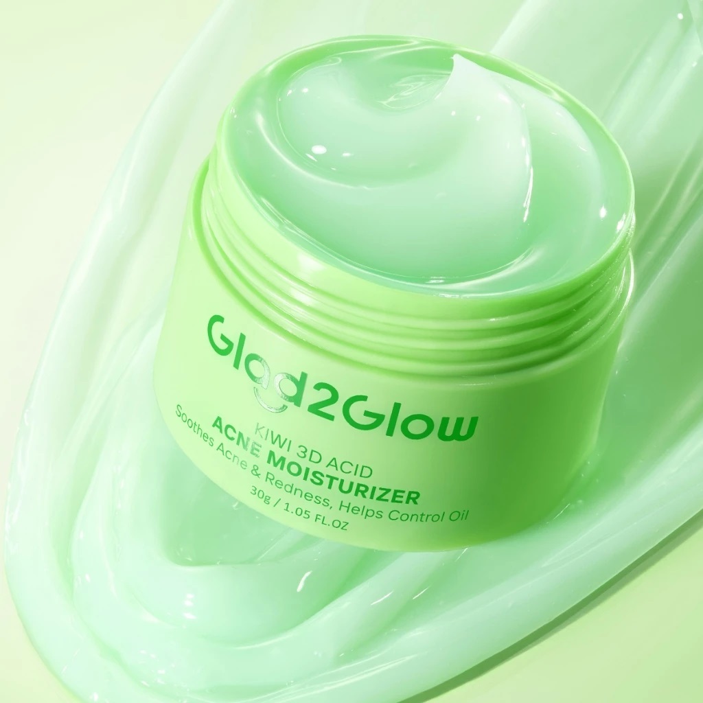 Jual GLAD2GLOW Kiwi 3D Acid Acne Moisturizer 30gr - G2G Pelembab Wajah ...