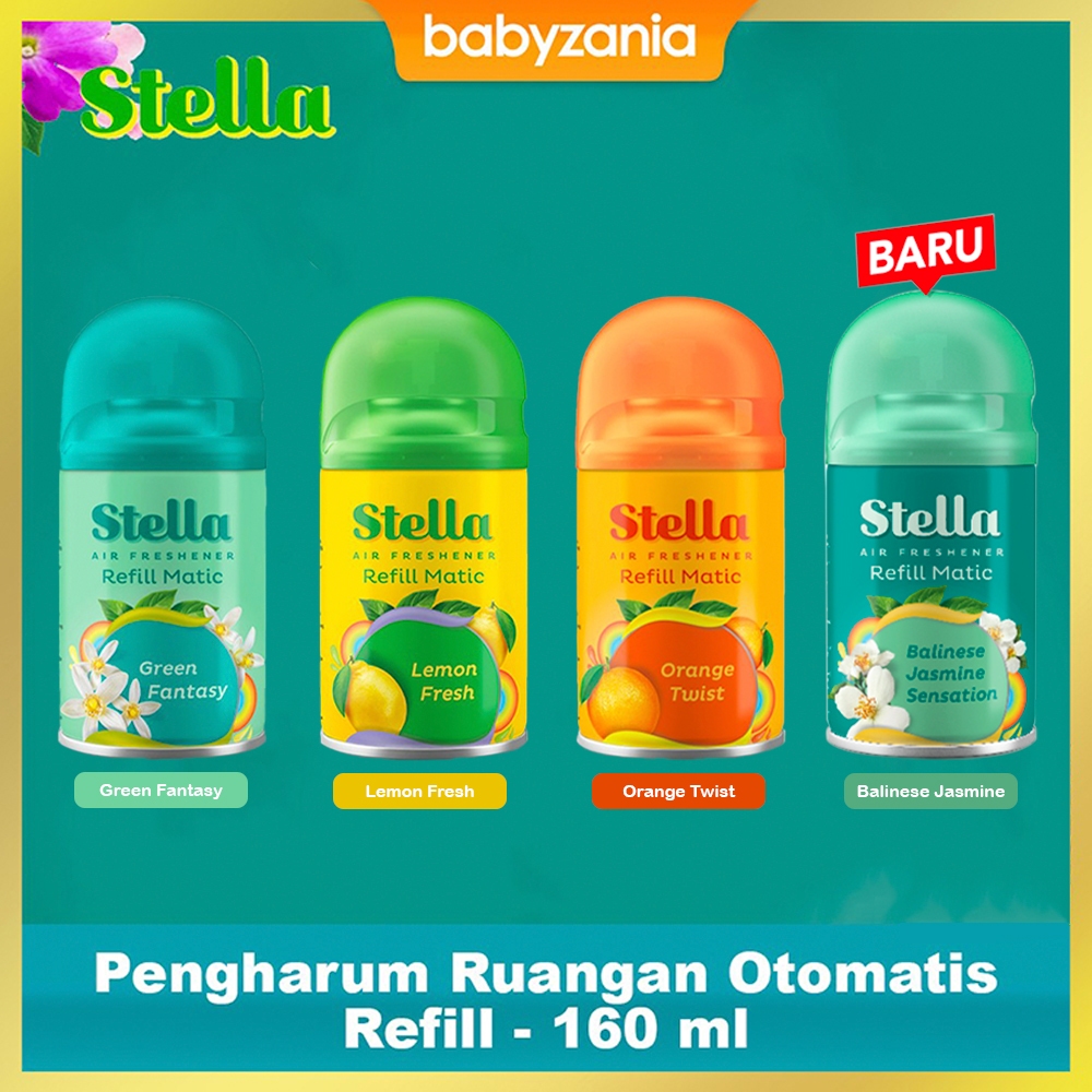 Jual Stella Matic Pengharum Ruangan Otomatis Refill - 160ml | Shopee ...