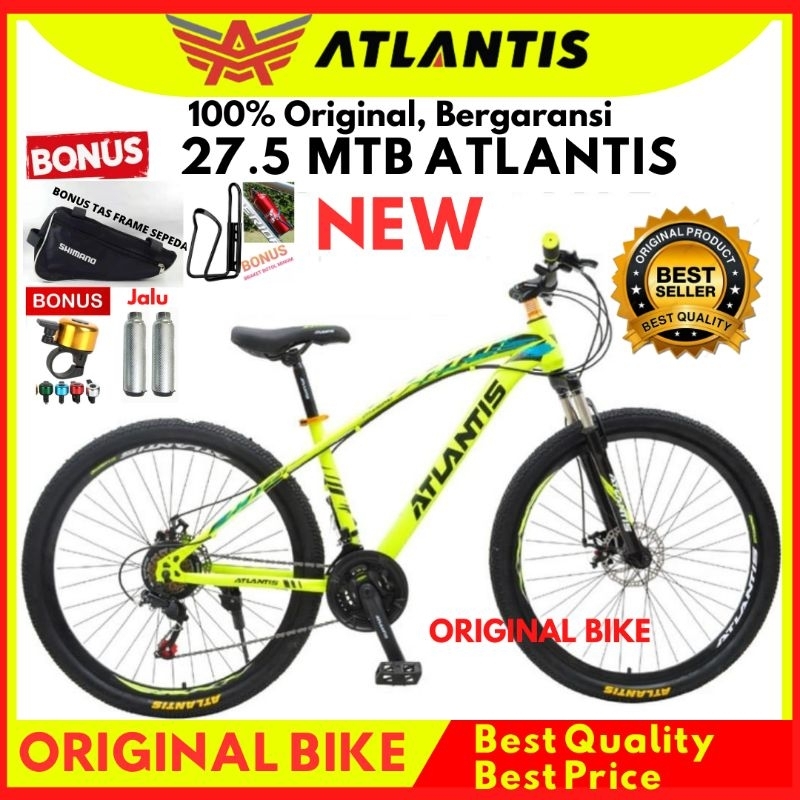 Jual Sepeda Gunung 27.5 MTB ATLANTIS 730 Sporty Rem Discbrake 21 Speed ...