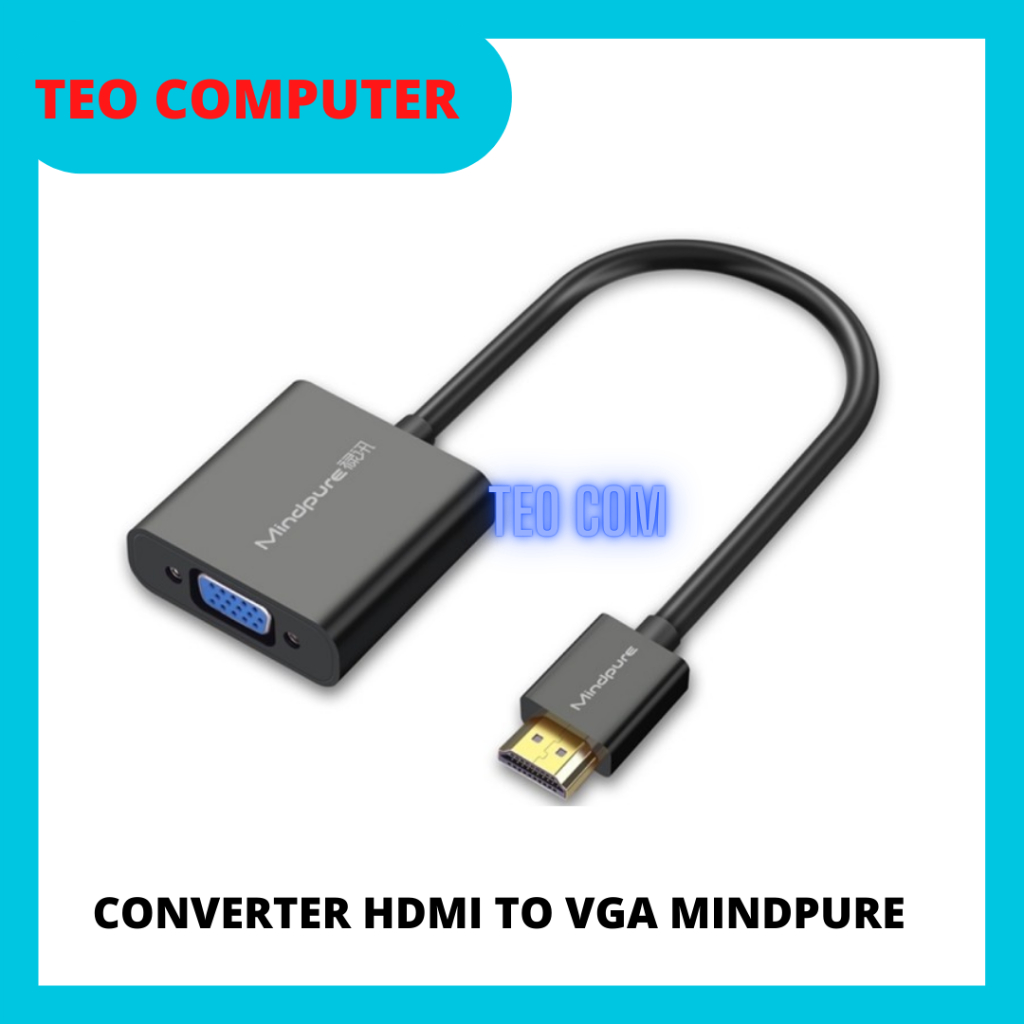 Jual CONVERTER HDMI TO VGA MINDPURE / HDMI TO VGA / KONVERTER HDMI TO VGA | Shopee Indonesia