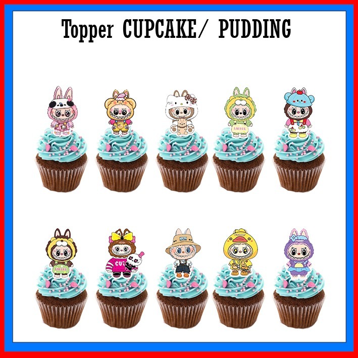 Jual Labubu Topper Cupcake Hiasan Kue Ulang Tahun | Shopee Indonesia