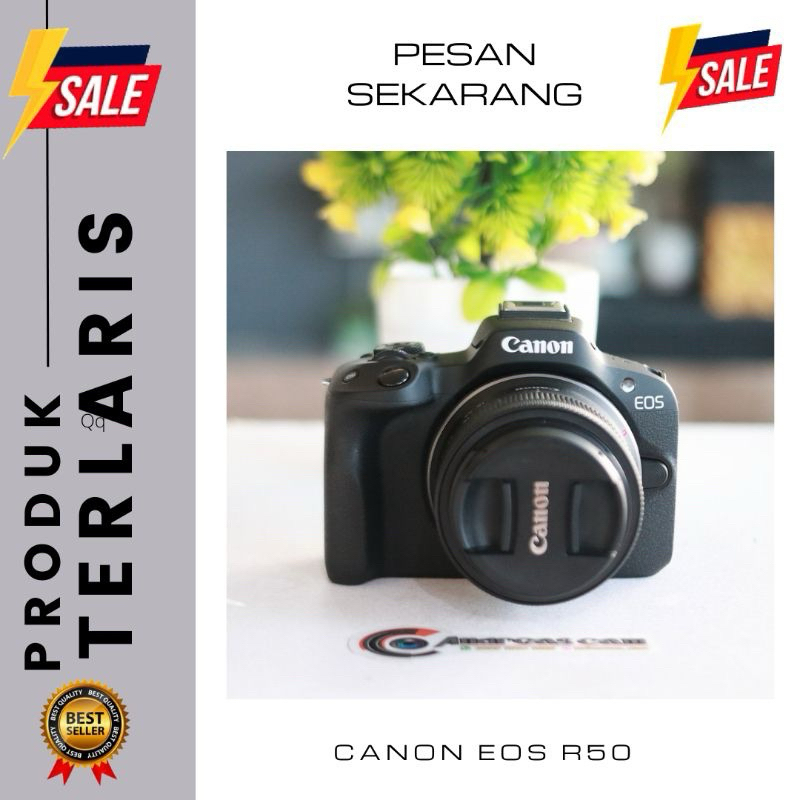 Jual MIRRORLESS CANON EOS R50 LIKE NEW TINGGA PAKAI | Shopee Indonesia