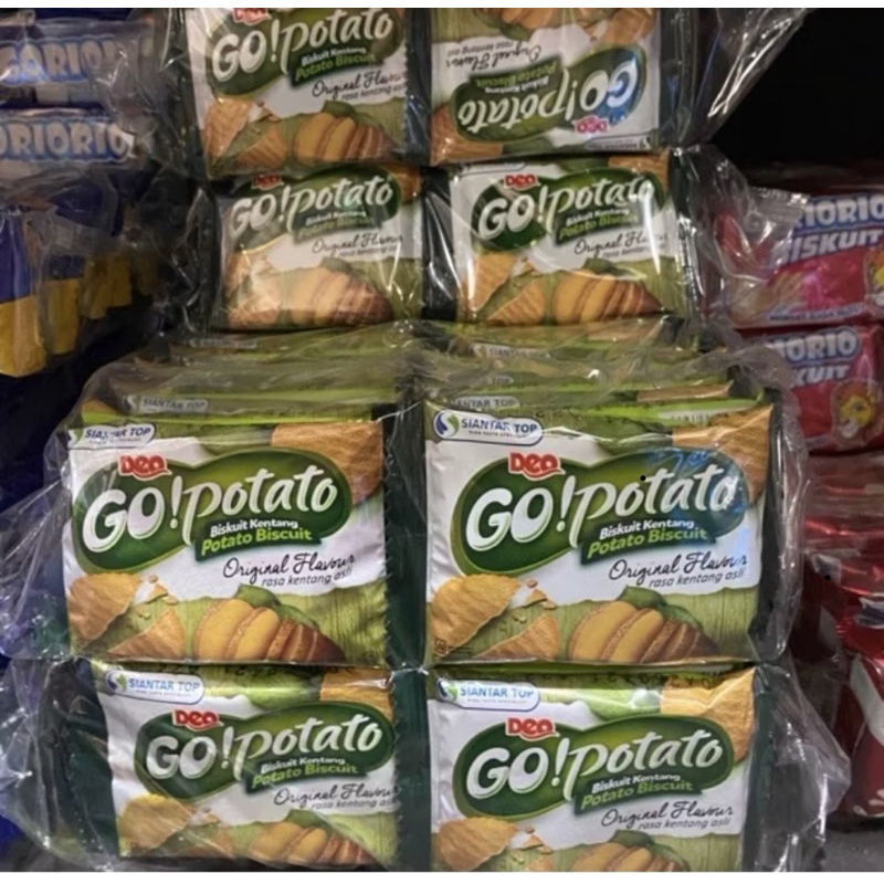 Jual GO POTATO BISKUIT KENTANG ( ISI 20 PCS ) | Shopee Indonesia
