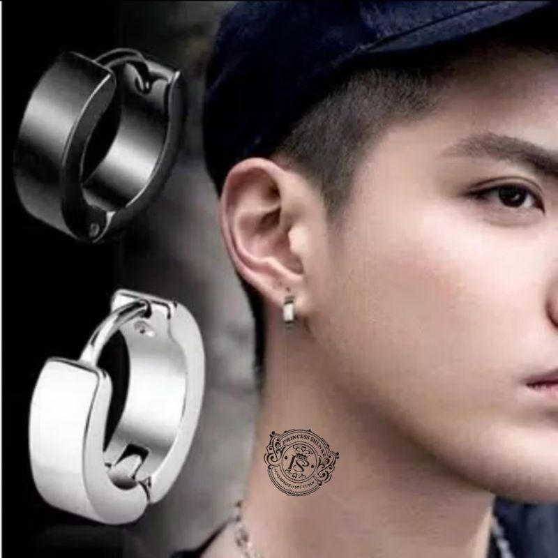 Jual Anting pria /anting titanium | Shopee Indonesia