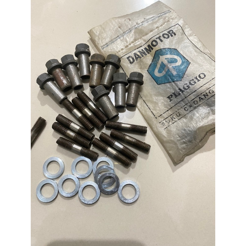 Jual mur set baut tanam karbu vespa ukuran standart | Shopee Indonesia