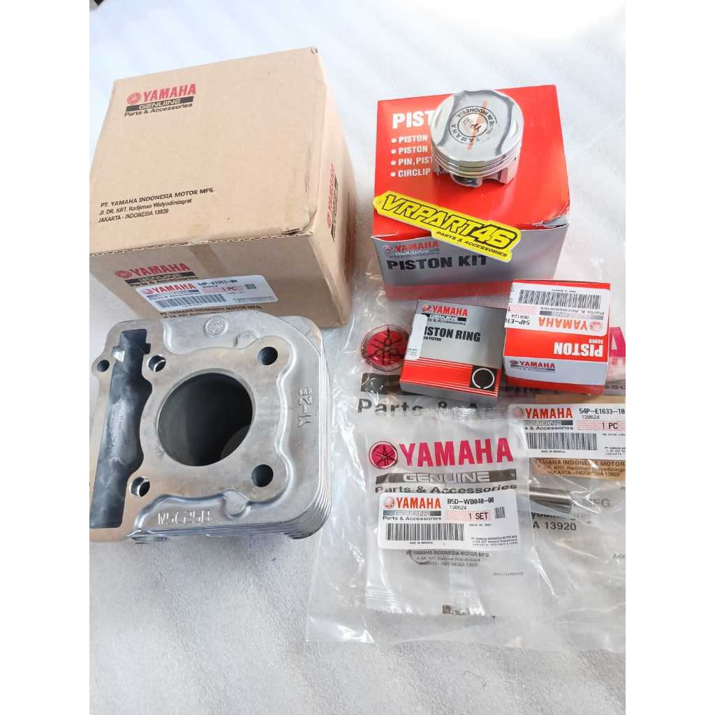 Jual BLOK SEHER, PISTON KIT MIO J,SOUL GT,FINO FI, XRIDE ASLI YAMAHA ORIGINAL 54P | Shopee Indonesia