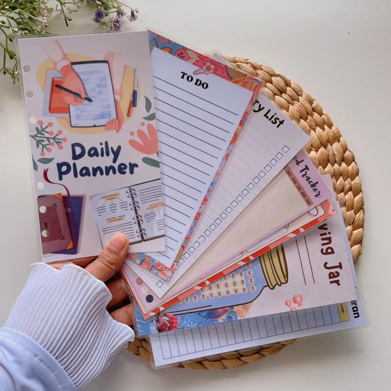 Jual (khusus isian binder A6) kumpulan perlengkapan kalender tracking ...