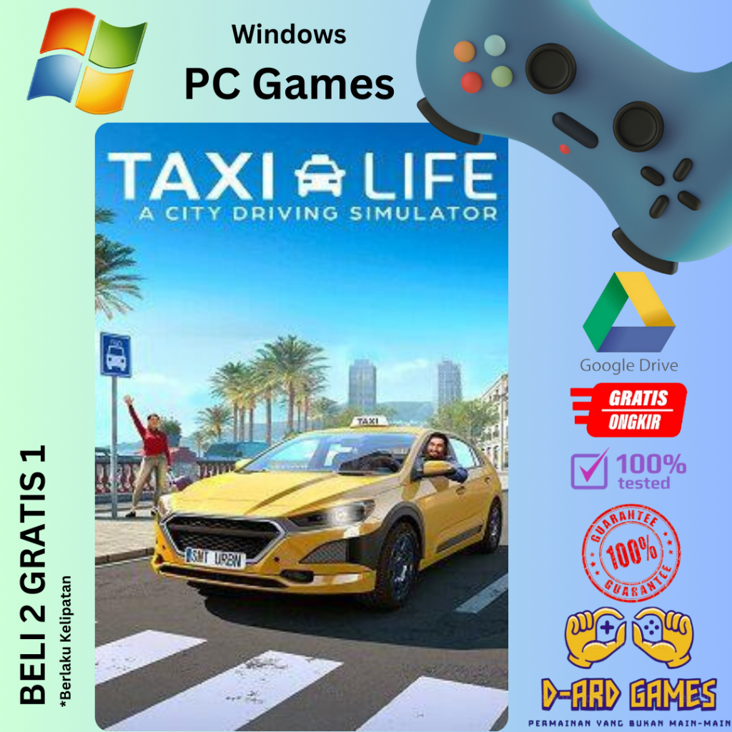 Jual Windows PC Games - Taxi Life A City Driving Simulator | Shopee ...