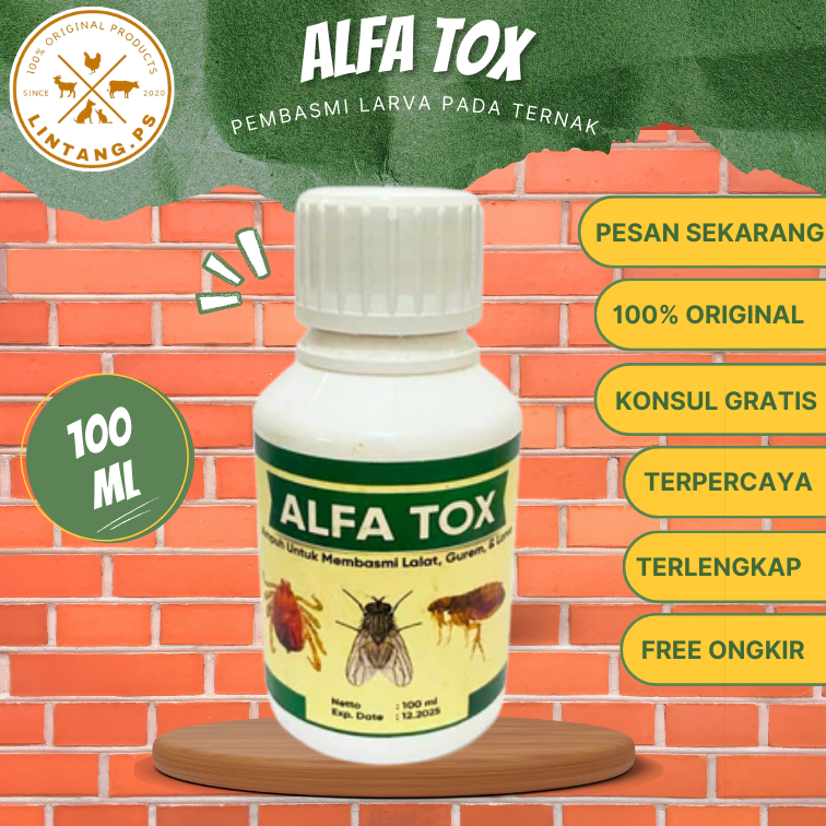 Jual Alfa Tox 100 Ml - Obat Lalat Kandang - Obat Kutu Ternak - Obat ...