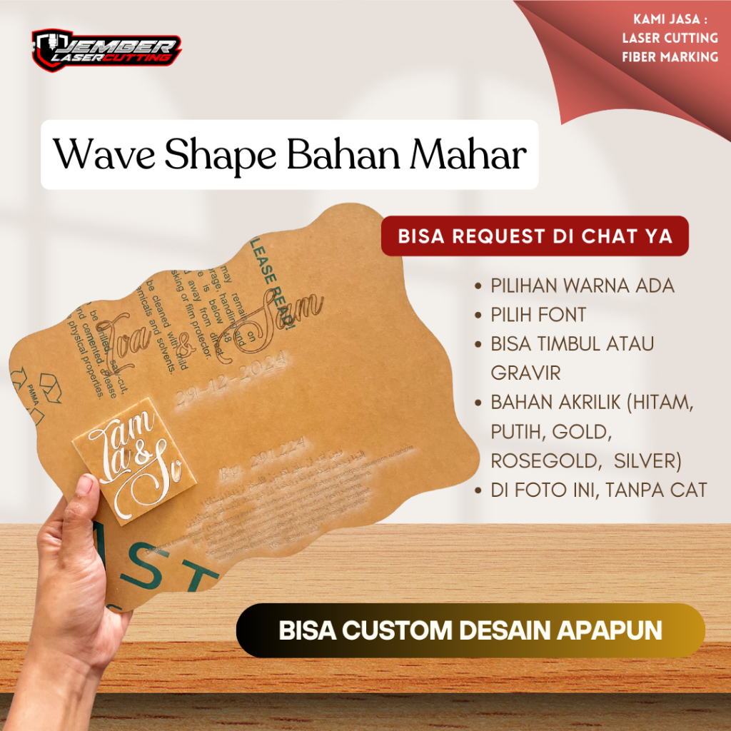 Jual GELOMBANG WAVE AKRILIK MAHAR TETES AIR AKRILIK BRUSH BAHAN MAHAR ...