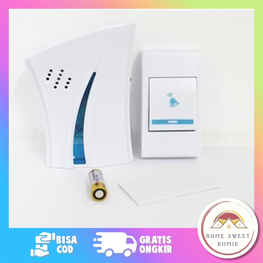 Jual Bel Pintu Rumah Tannpa Kabel Bel Rumah Tanpa Kabel Bell Rumah ...