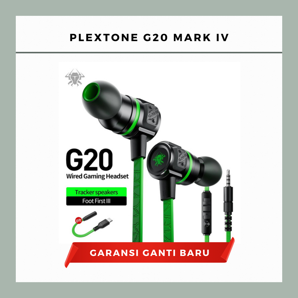 Jual PLEXTONE G20 MARK IV E-SPORTS GAMING EARPHONE TYPE C AUX HAMMERING | Shopee Indonesia