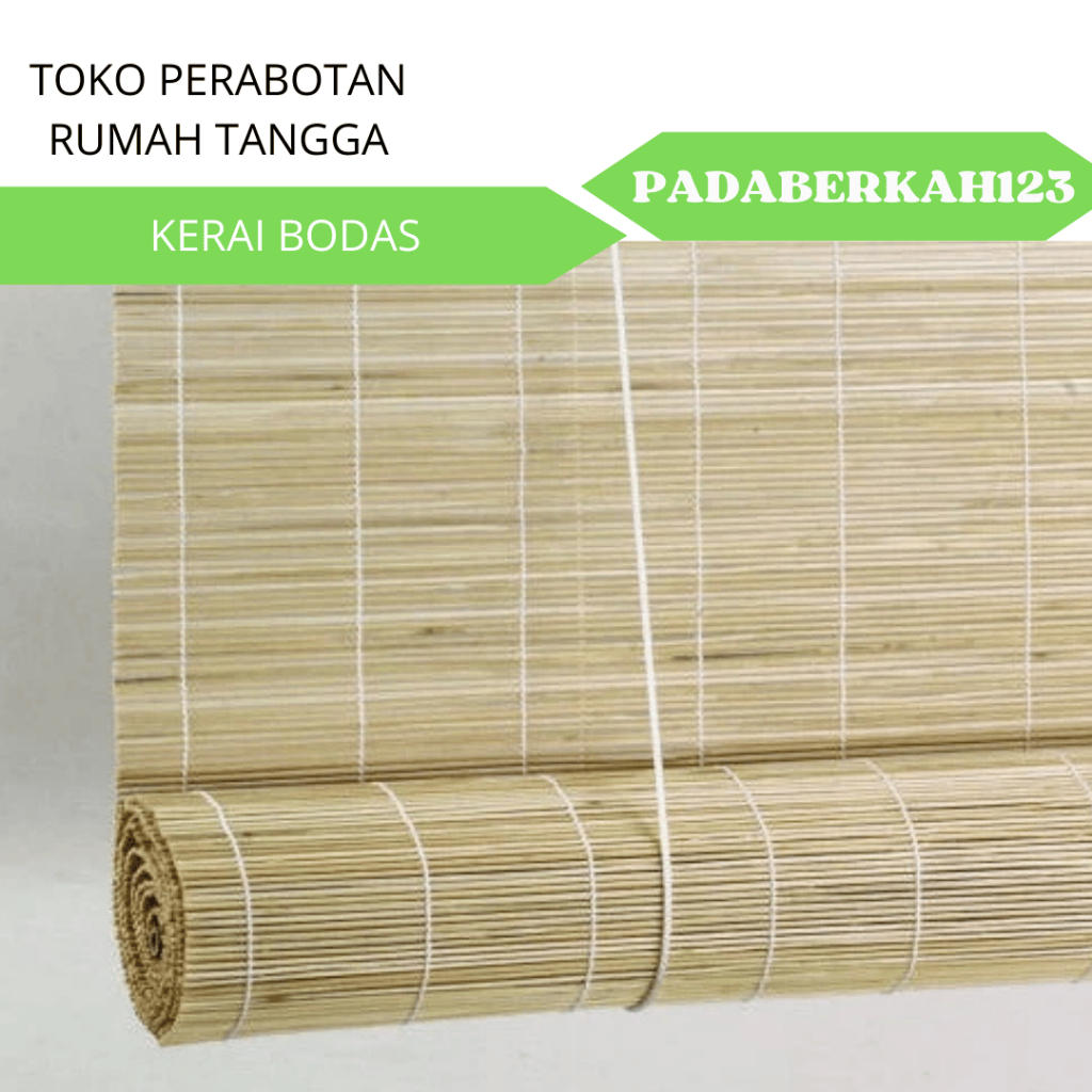 Jual Kerai Bambu Lidi kecil Tirai Bambu Gulung | Shopee Indonesia
