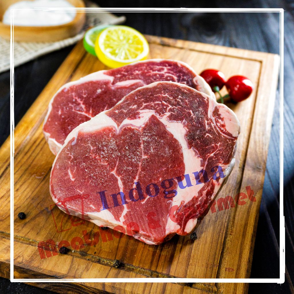 Jual Aussie Australian Beef Rib Eye S Organic Steak | Shopee Indonesia