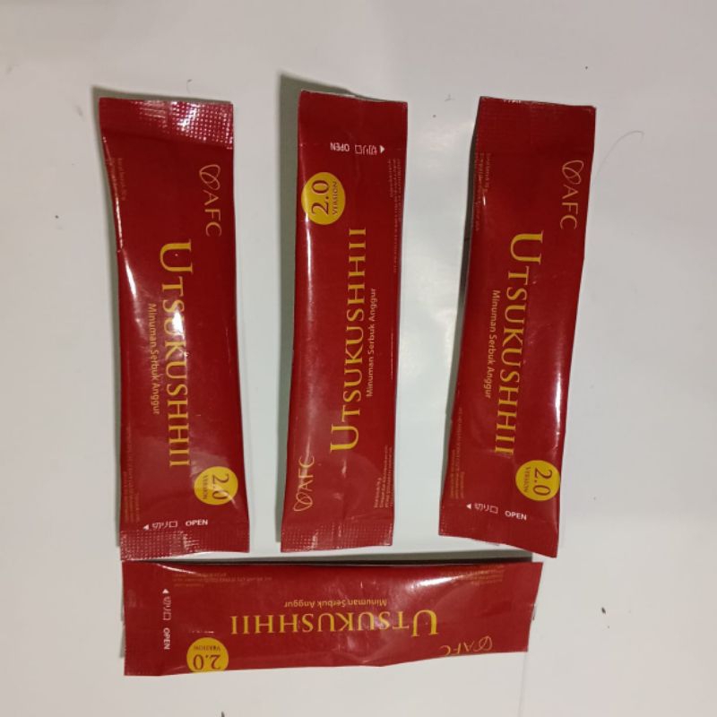 Jual utsukushii afc ecer 3 sachet " utsukushii dan subarashi ...