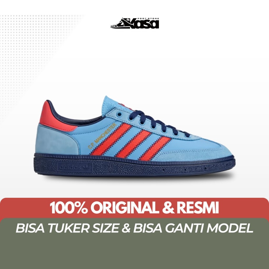 Jual Sepatu Pria Adidas CP Manchester SPZL Spezial Light Blue Bright ...