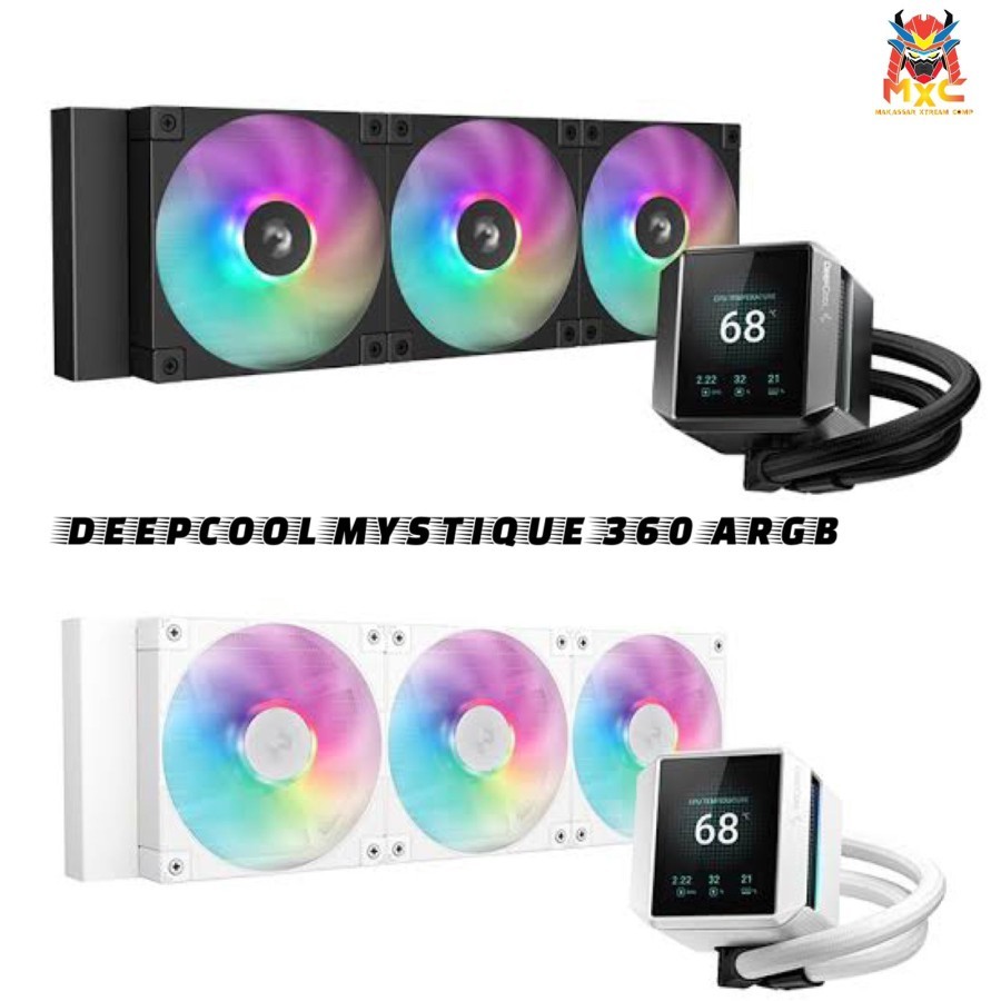 Jual DeepCooL MYSTIQUE 360 ARGB LCD DISPLAY - 360MM LIQUID AIO CPU COOLER | Shopee Indonesia
