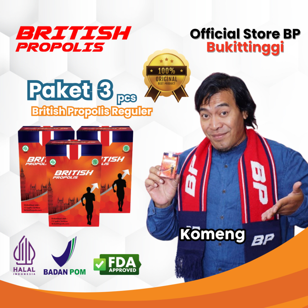 Jual British Propolis Paket 3 botol | Shopee Indonesia